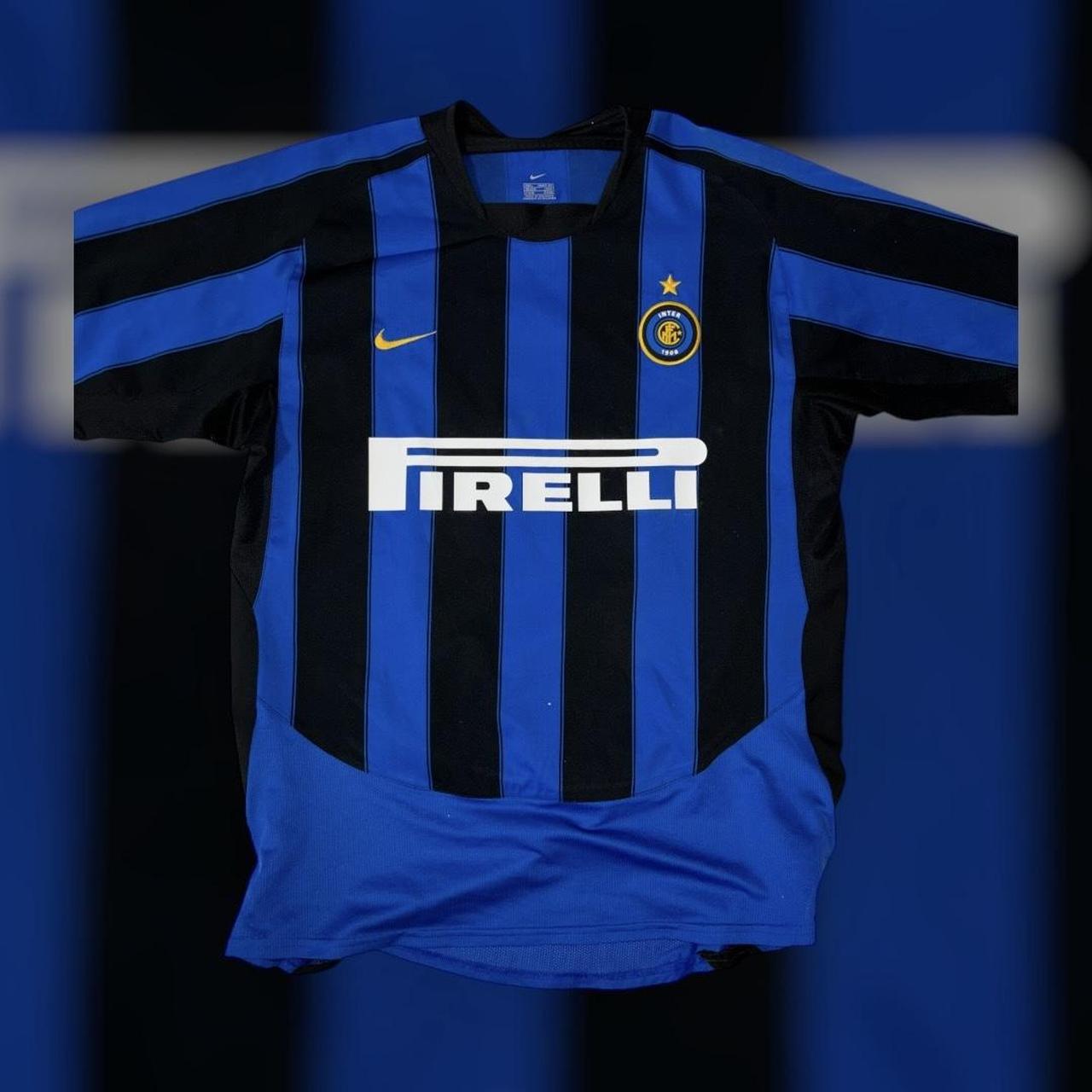 Authentic Adriano #10 2004 Inter Milan Home Kit.... - Depop