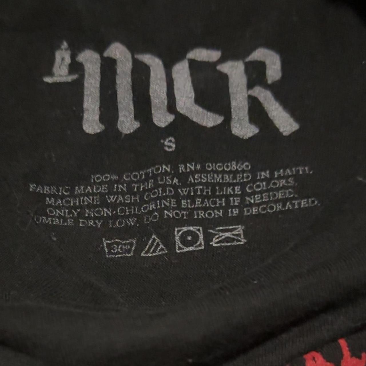 My Chemical Romance hot topic black and red t-shirt... - Depop