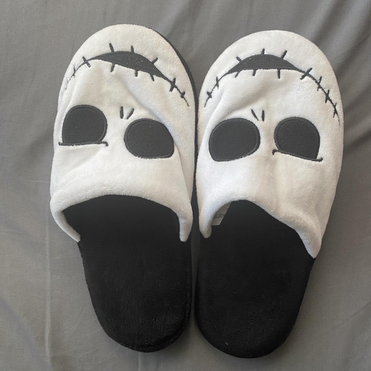 Black and White Slippers | Depop