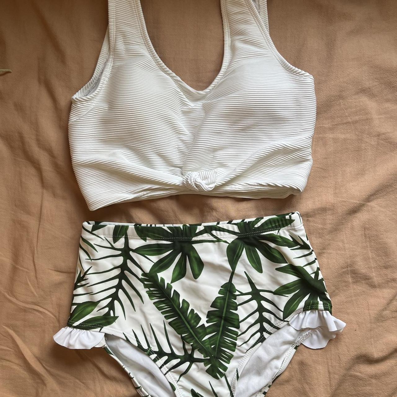 BASICALLY NEW Coral reef bathing suit!!! super cute... - Depop