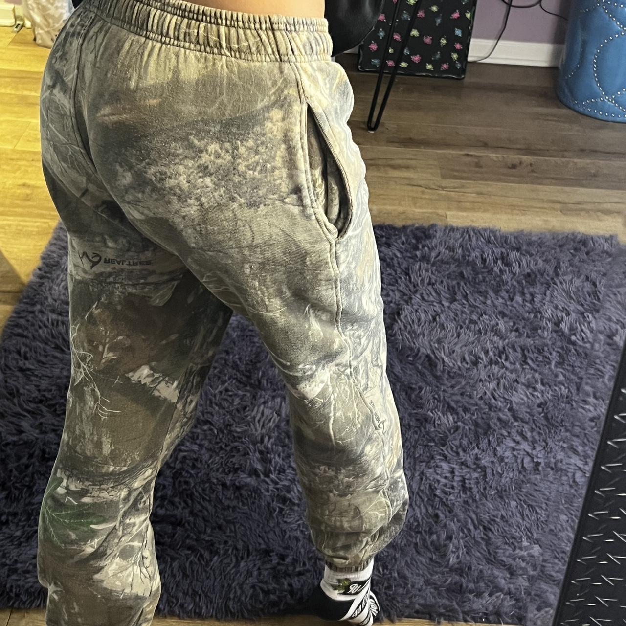 Real Tree sweats. Cuffed at the ankles. Has... - Depop