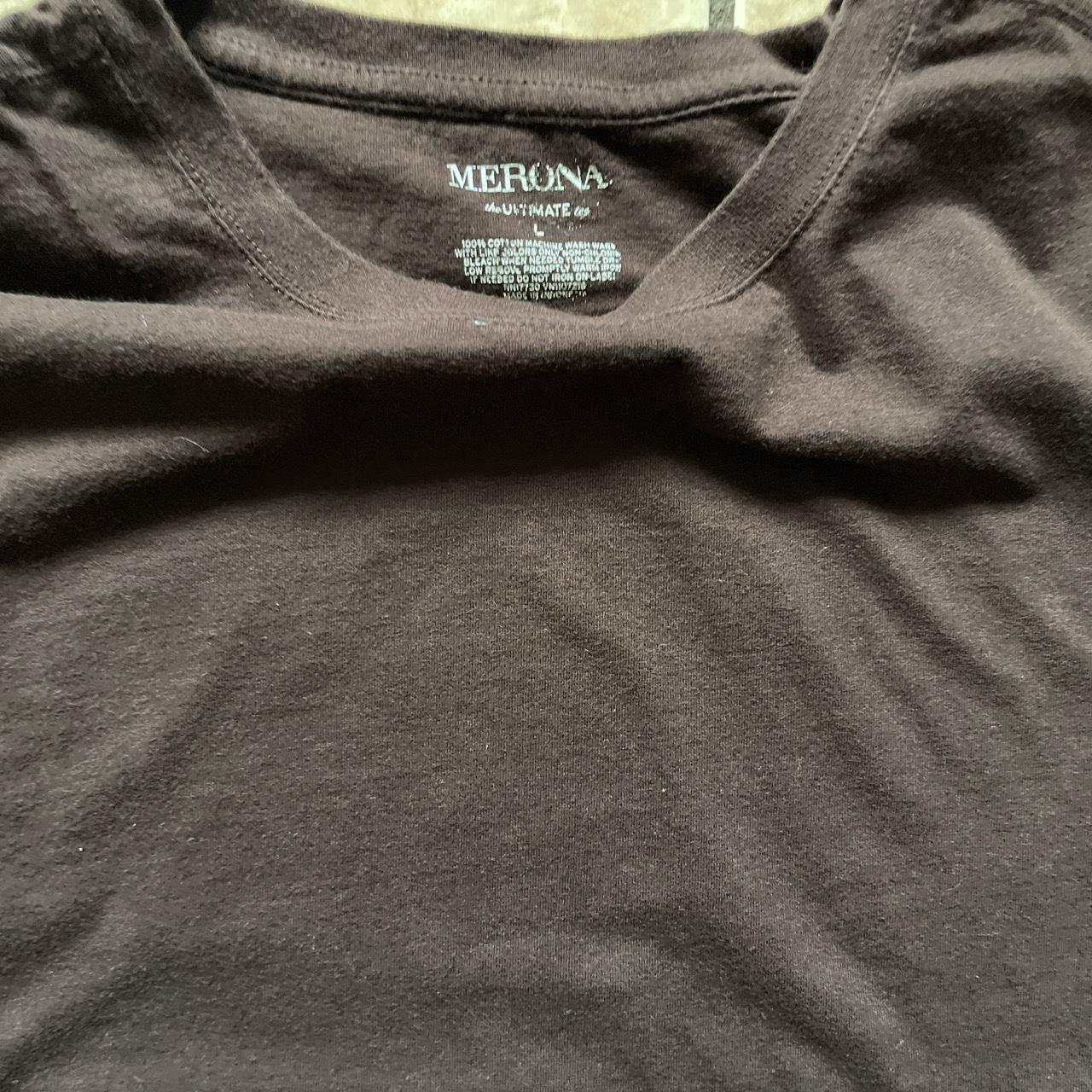 Large Merona Brown tee ⭐️ NO FLAWS - In beautiful... - Depop