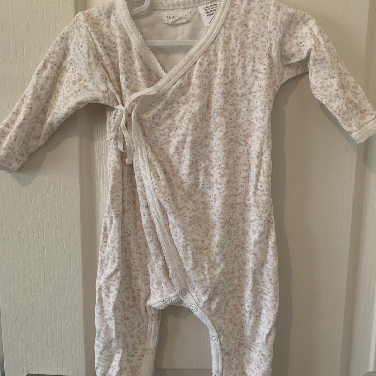 3-6mths Jamie Kay Wrap Bodysuit - Depop