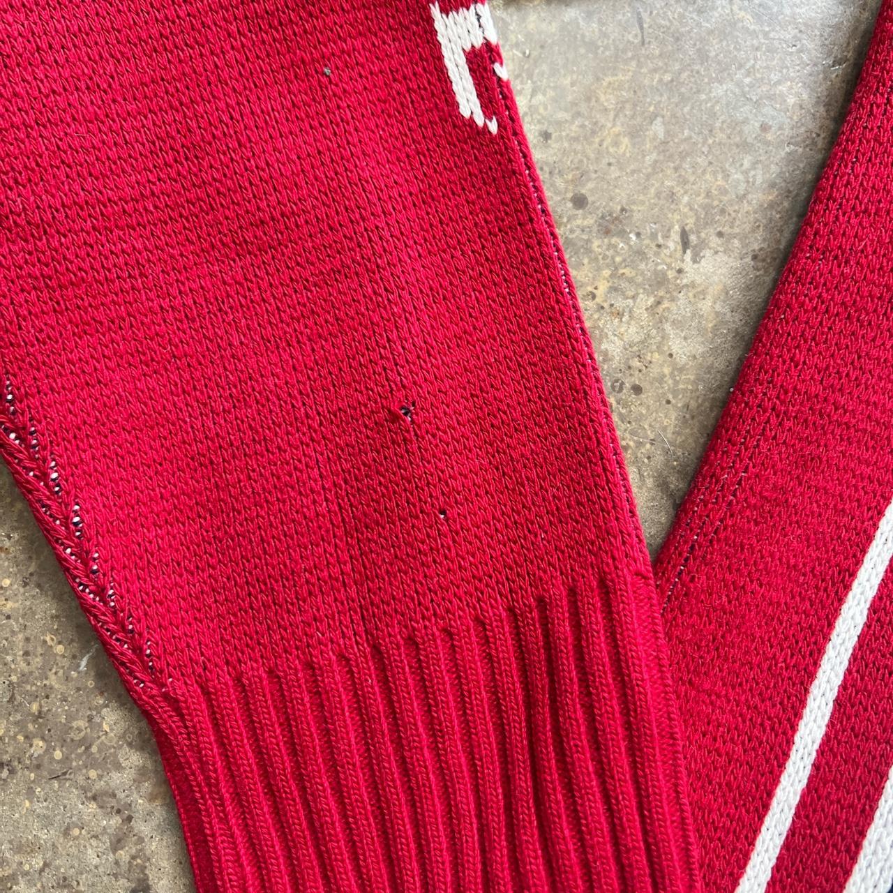 Vintage Budweiser red knit beer sweater Pullover... - Depop