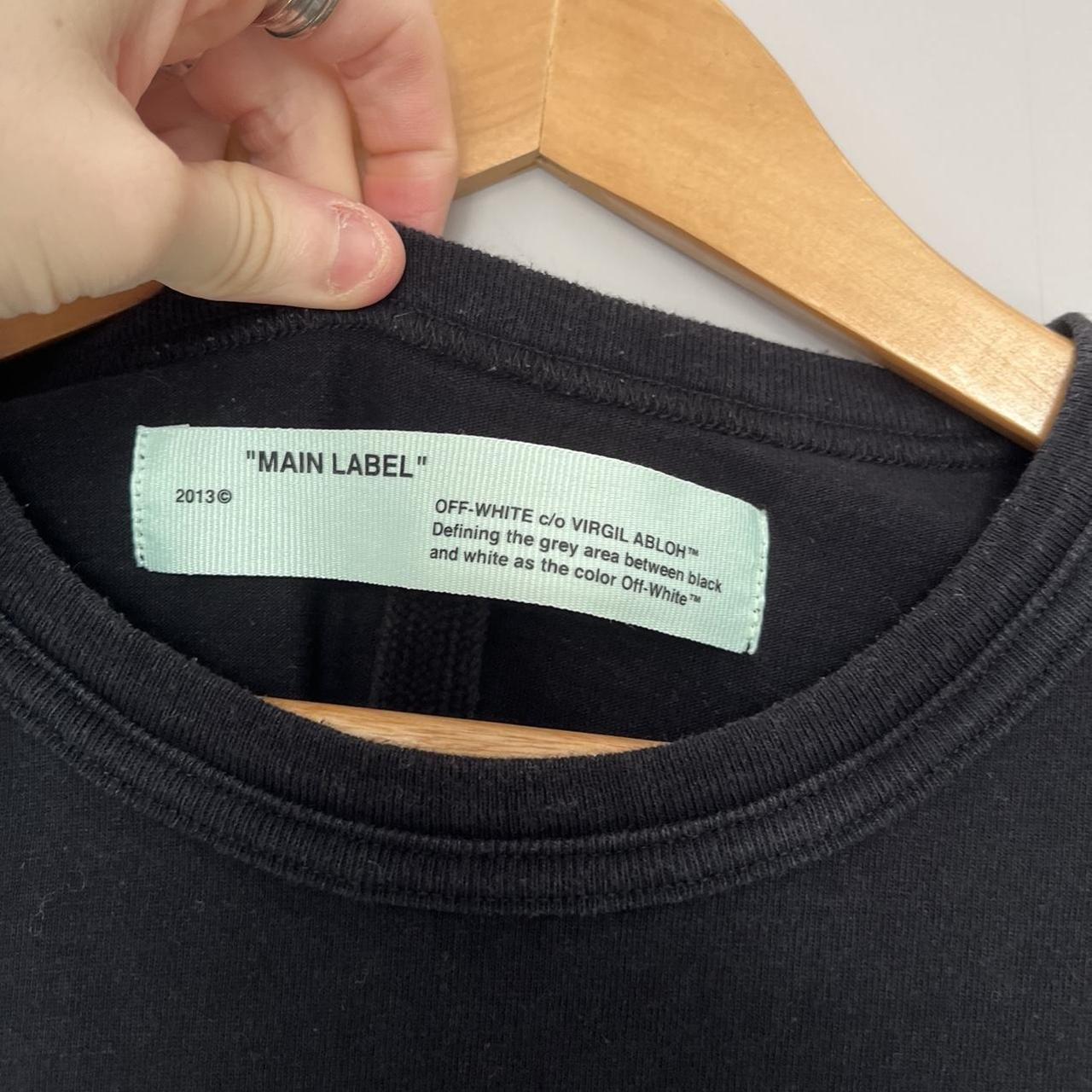 Off White Temp Tee Fits oversized medium /... - Depop