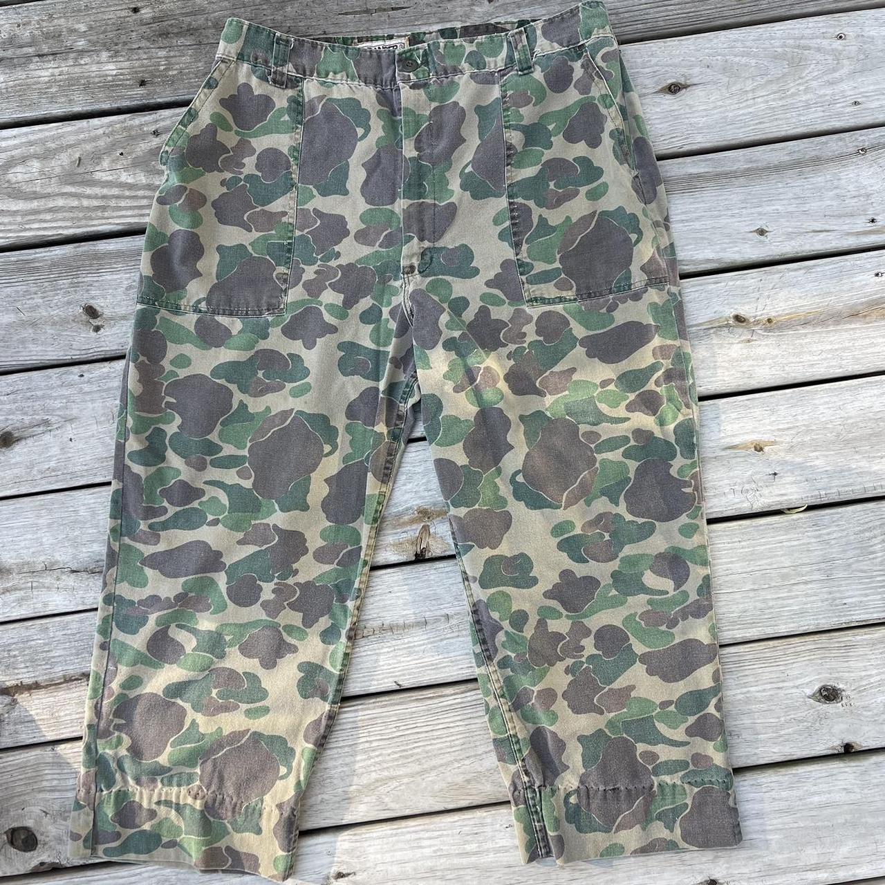 Vintage Ranger Camo hunting Cargo Pants soft cotton... - Depop