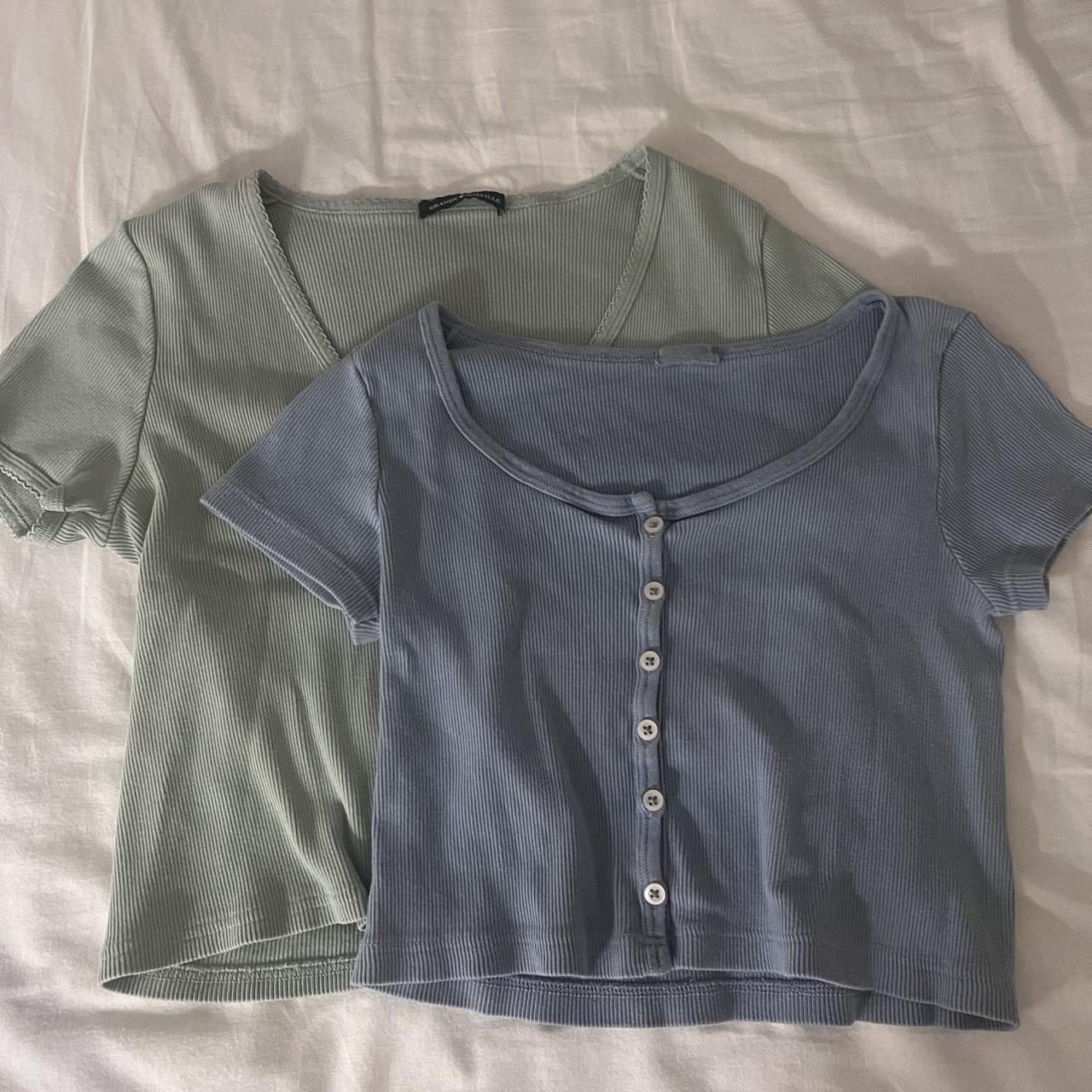Brandy Melville tops 2 brandy Melville tops, no... - Depop