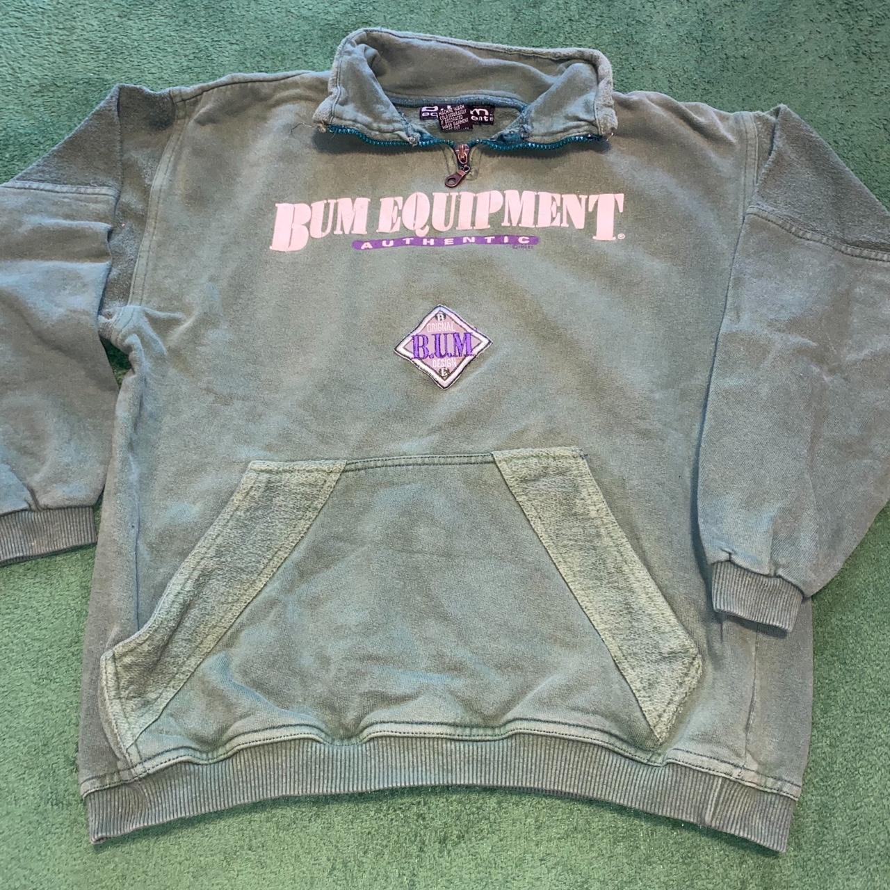 Vintage 90s 1993 BUM Equipment quarter zip... | Depop