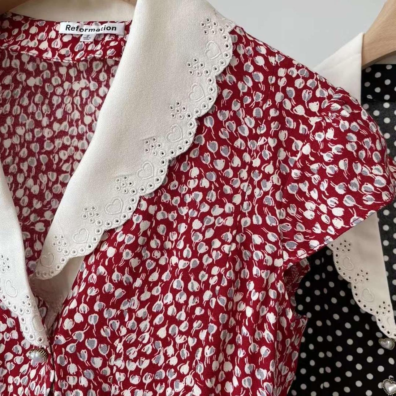 Reformation Palermo Top in roja This is a... - Depop