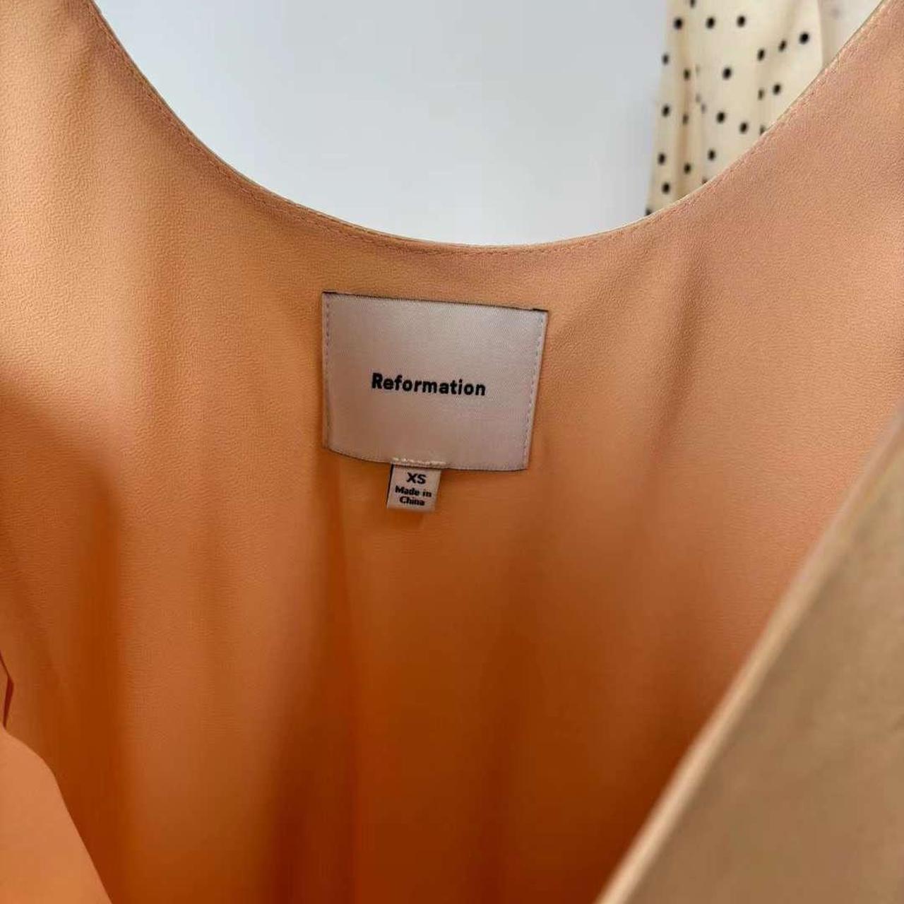 Reformation Lila silk mini dress in milla This is... - Depop