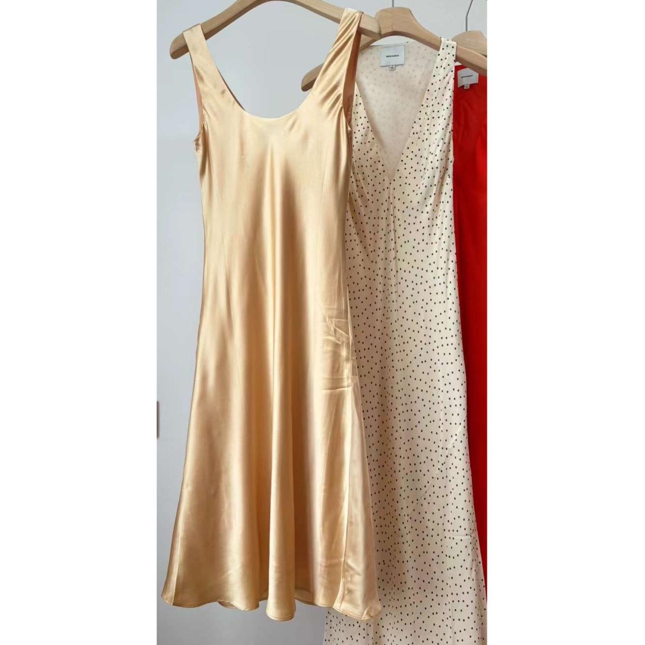 Reformation Lila silk mini dress in milla This is... - Depop