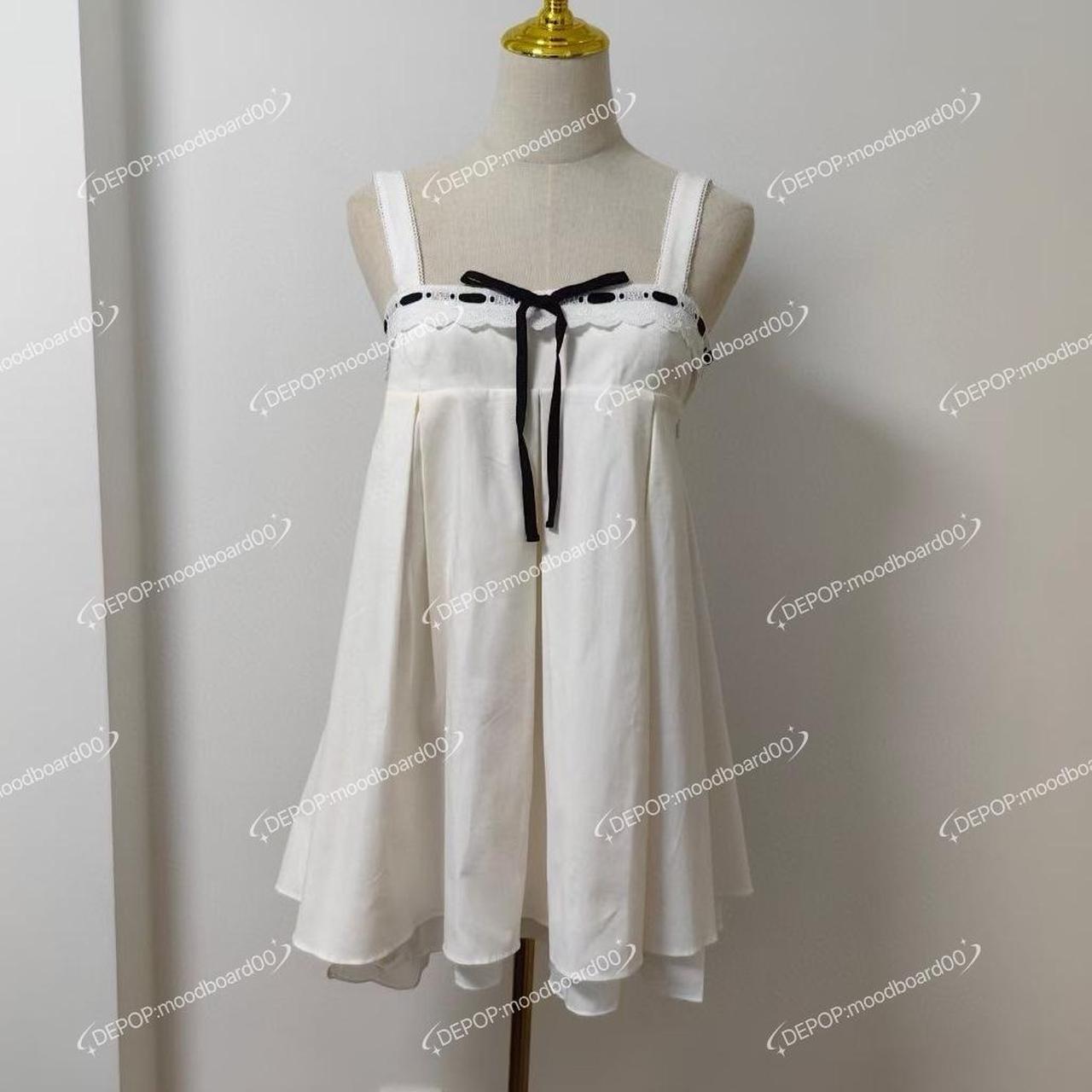 Reformation Shai Dress organic cotton mini dress... | Depop