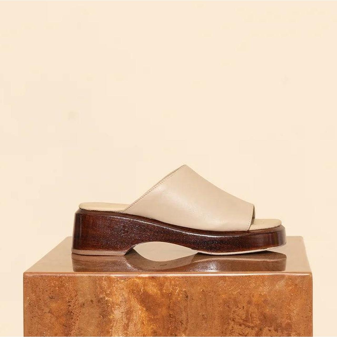 James Smith Rome Clog - Beige **Brand NEW** Leather... - Depop