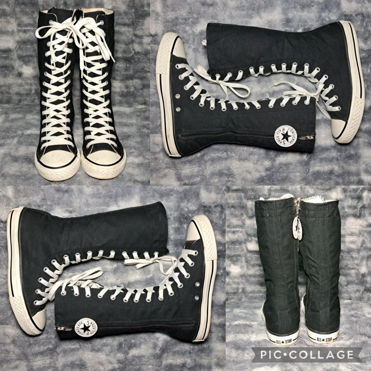 Kid's Converse Chuck Taylor All Star Mid-Calf Zip... - Depop