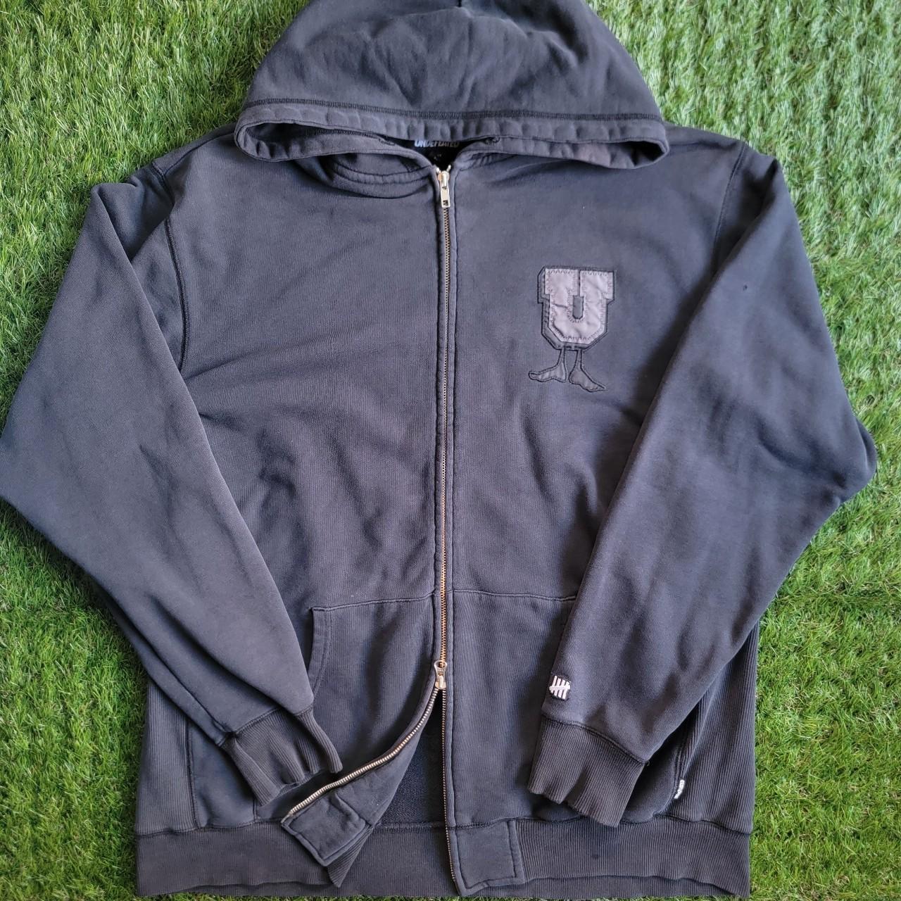 Undefeated Double Zip Hoodie Dope Daily or Gym... - Depop
