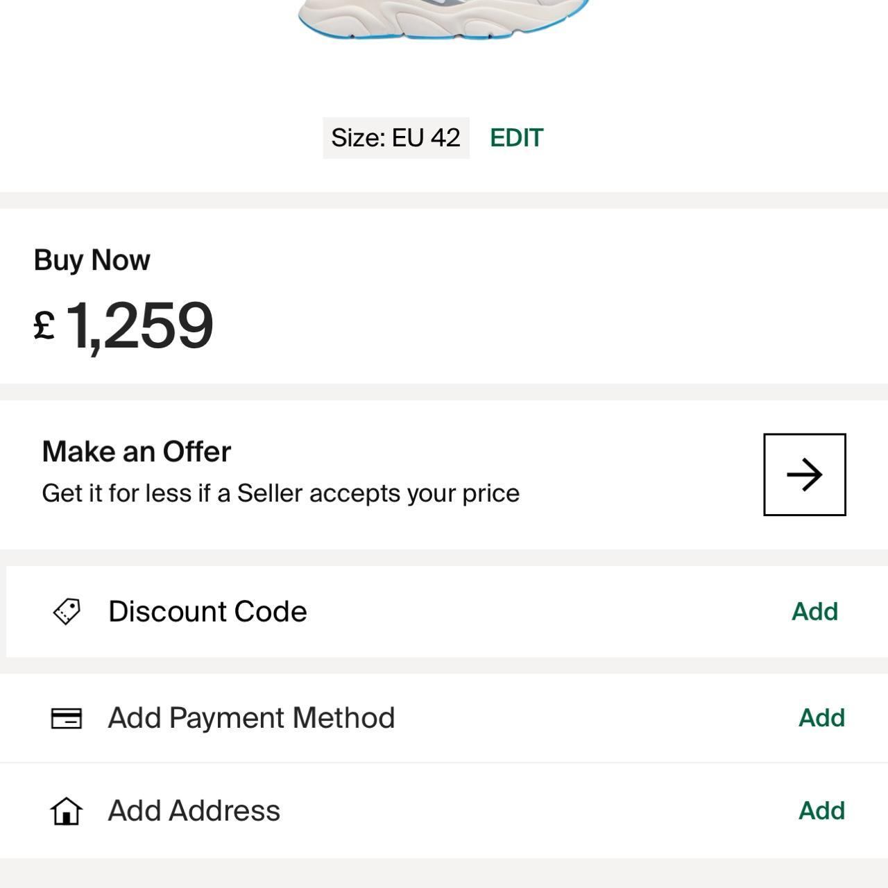 Dior B22 White Silver Blue Size 42 Only worn a few... - Depop