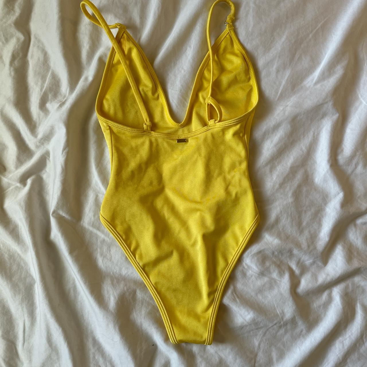 GOOSEBERRY ONE PIECE YELLOW $100 NEVER WORN - Depop