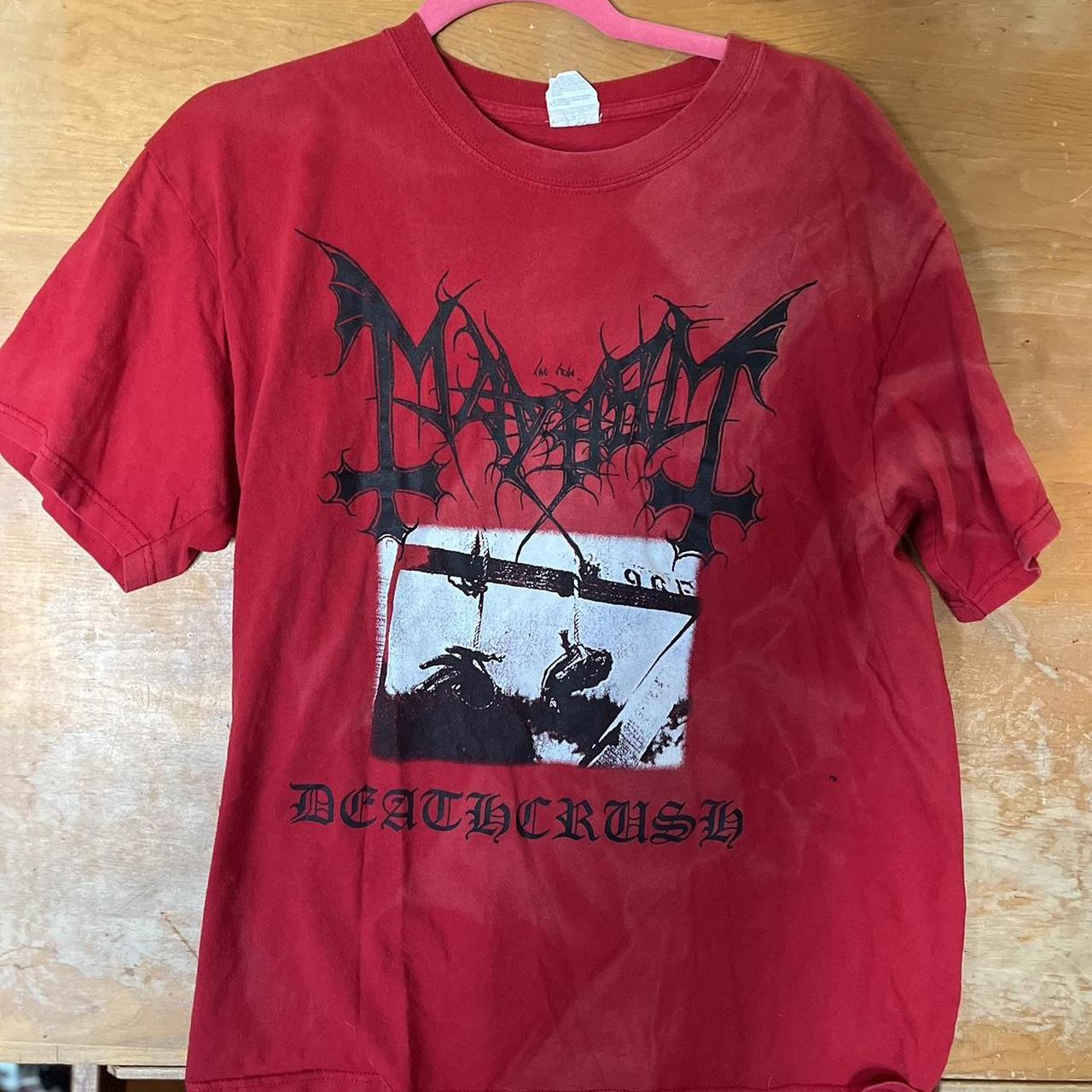 Mayhem Death Crush size large Some wear and... - Depop