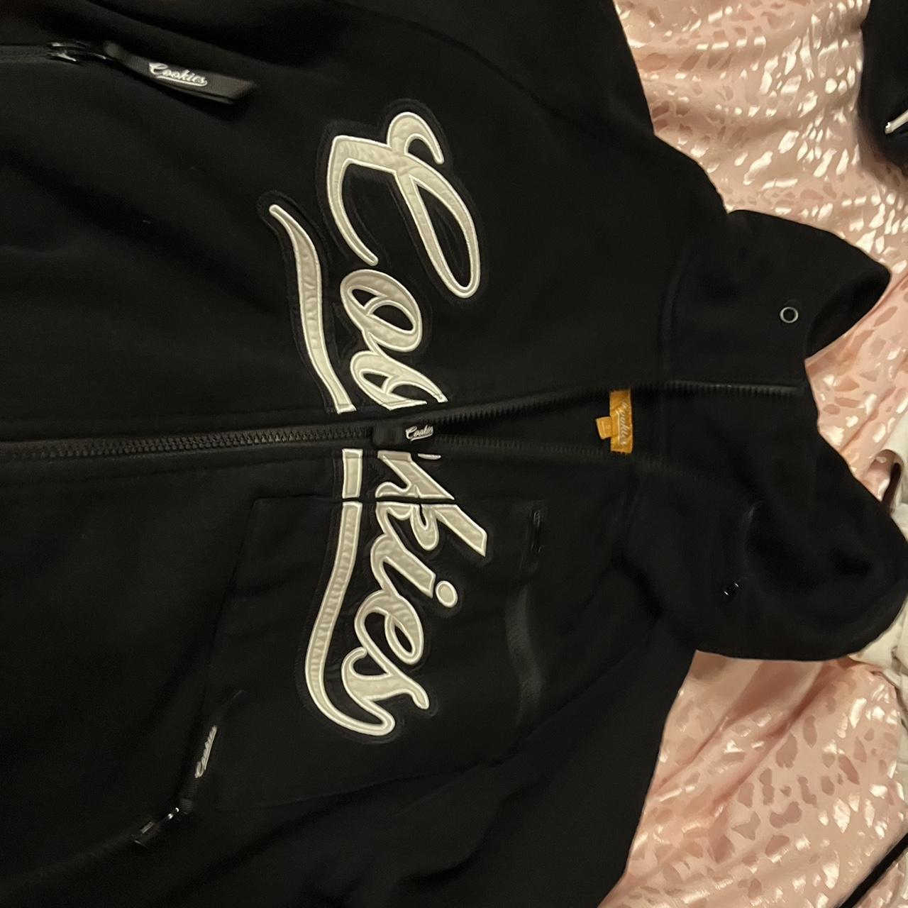 Cookies zip up size S tag in back is a little worn,... - Depop