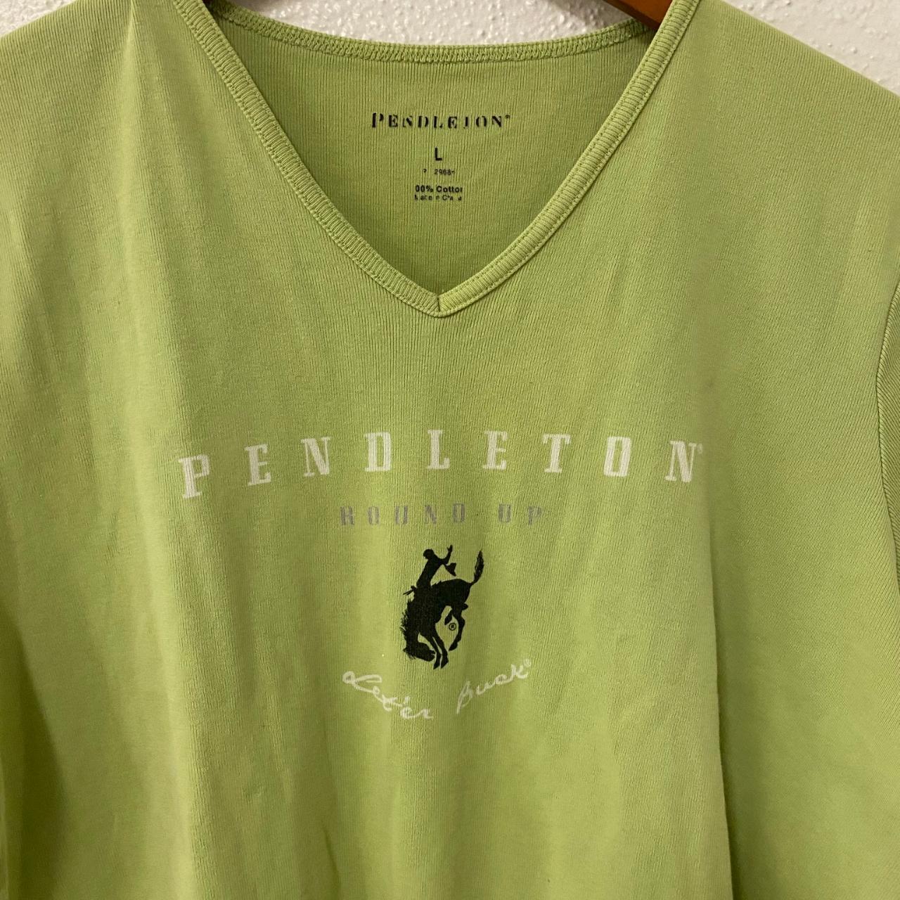 Vintage green PENDLETON cowboy western indie y2k... - Depop