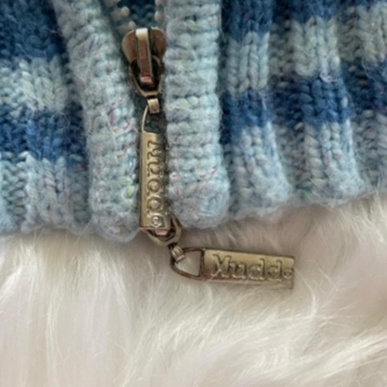 Super cute 2000s blue Mudd Jeans Sweater in good... - Depop