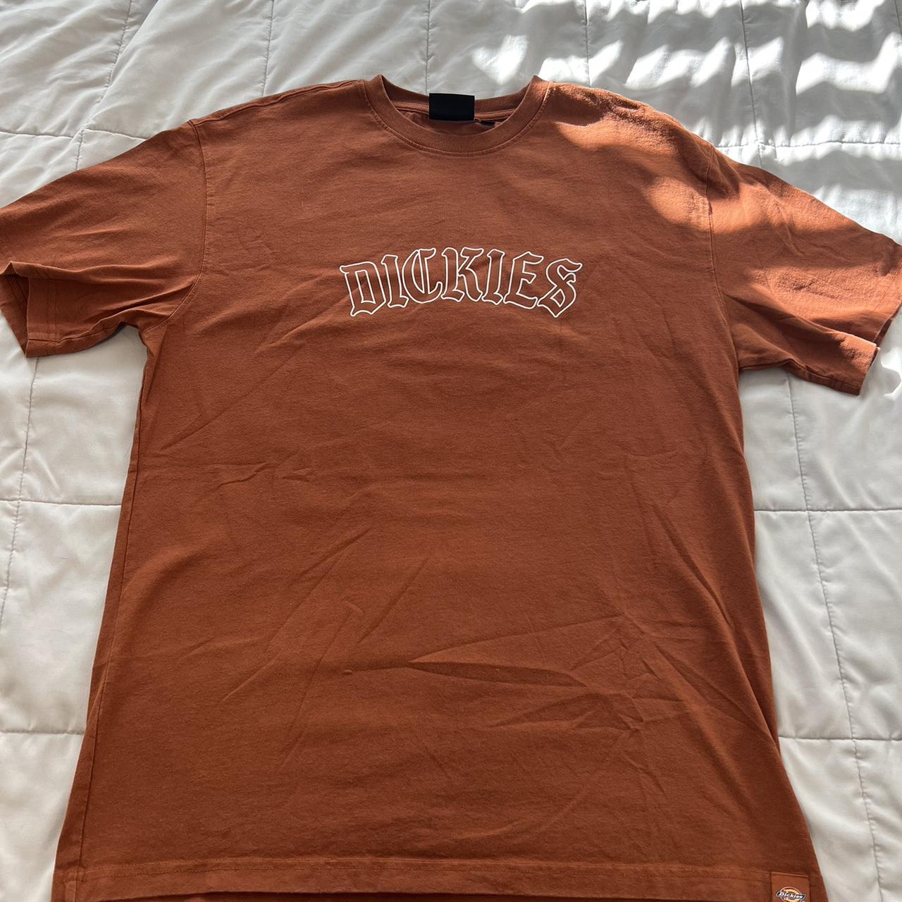 Dickies Old English Font T-Shirt XL #dickies #workwear - Depop