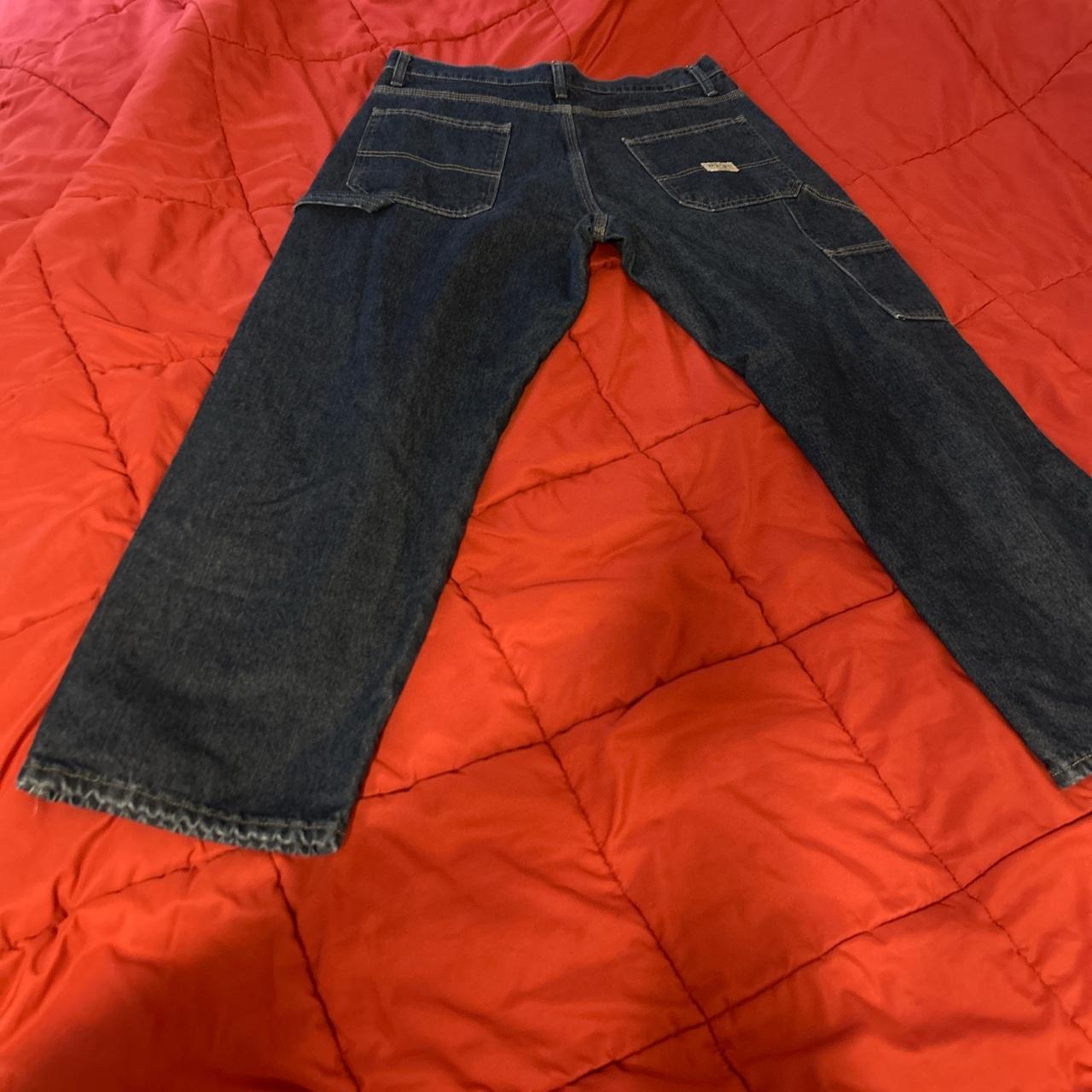 Wrangler jeans 32 x 30 soft brown interlining wide... - Depop