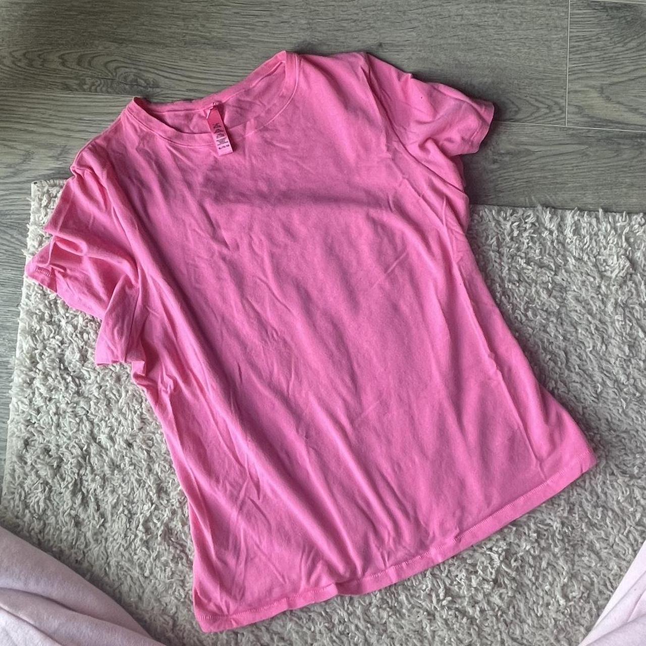 Skims Cotton Jersey T-Shirt In pink sugar color No... - Depop