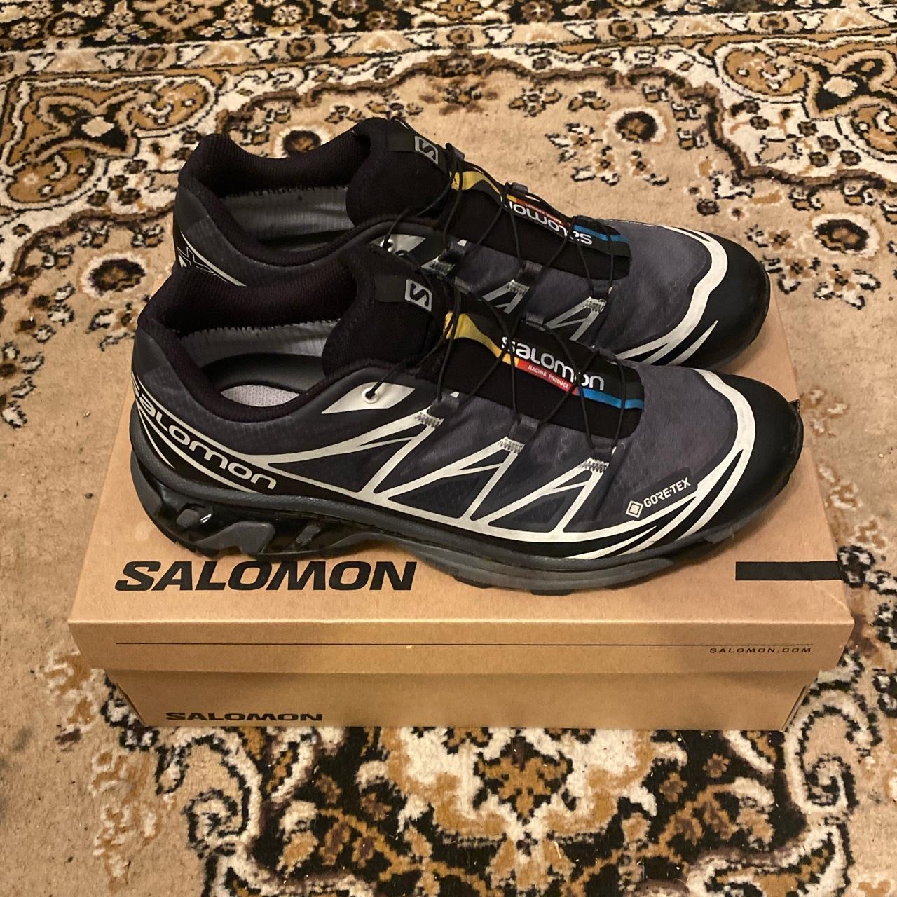SALOMON XT-6 Gore-tex - Black/Ebony/Lunar Rock Rare... - Depop