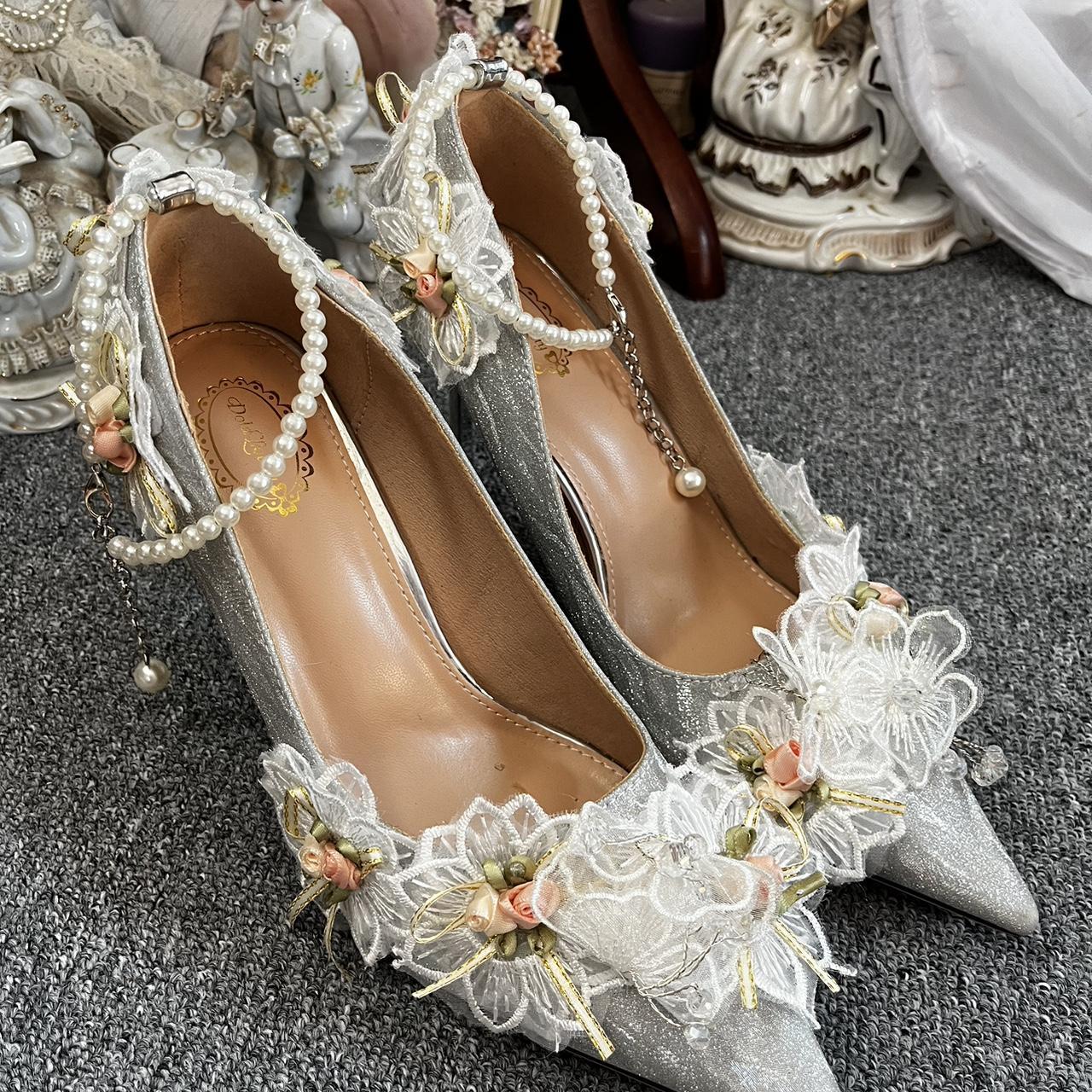 Dola Lovely rococo heels size 7/39 Only tried on and... - Depop