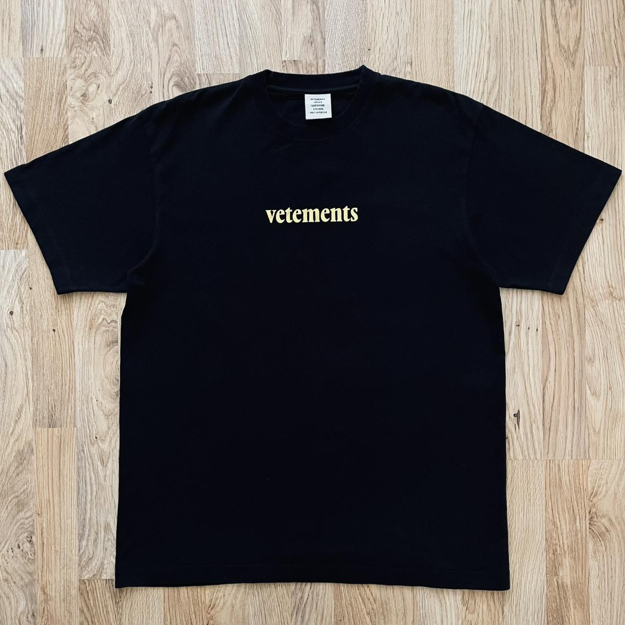 VETEMENTS Barcode Patch Logo Print Tee SS20 / | Depop VETEMENTS Barcode Patch Logo Print Tee SS20 / | Depop