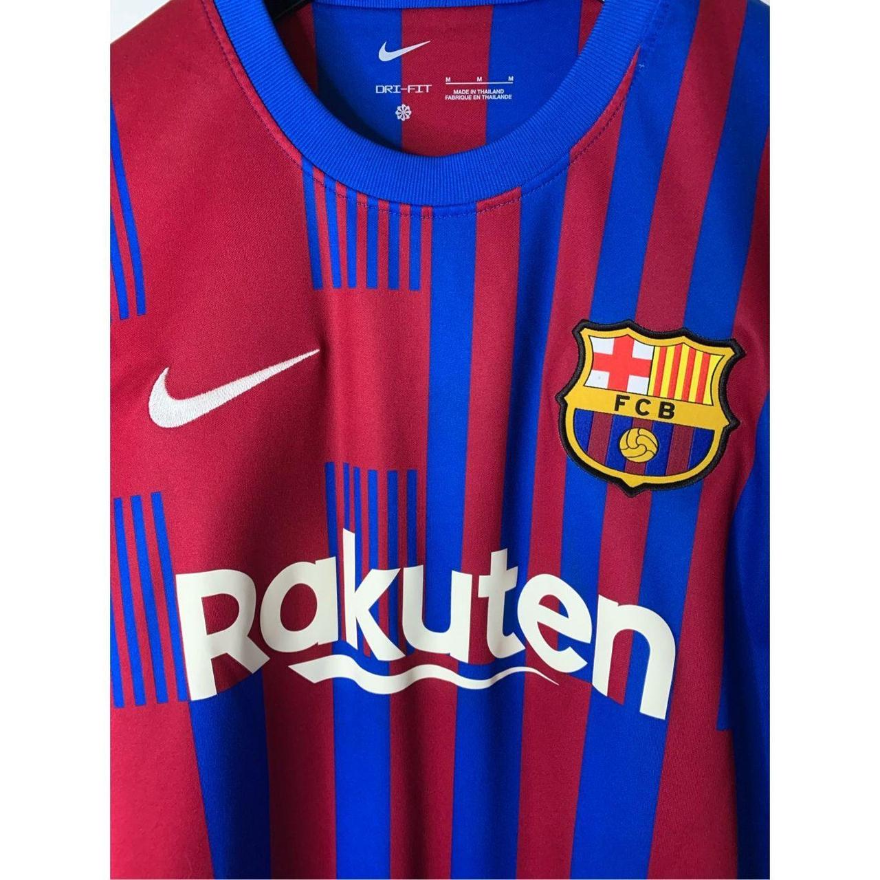 FCB FC Barcelona Jersey Rakuten Unicef Nike size... - Depop