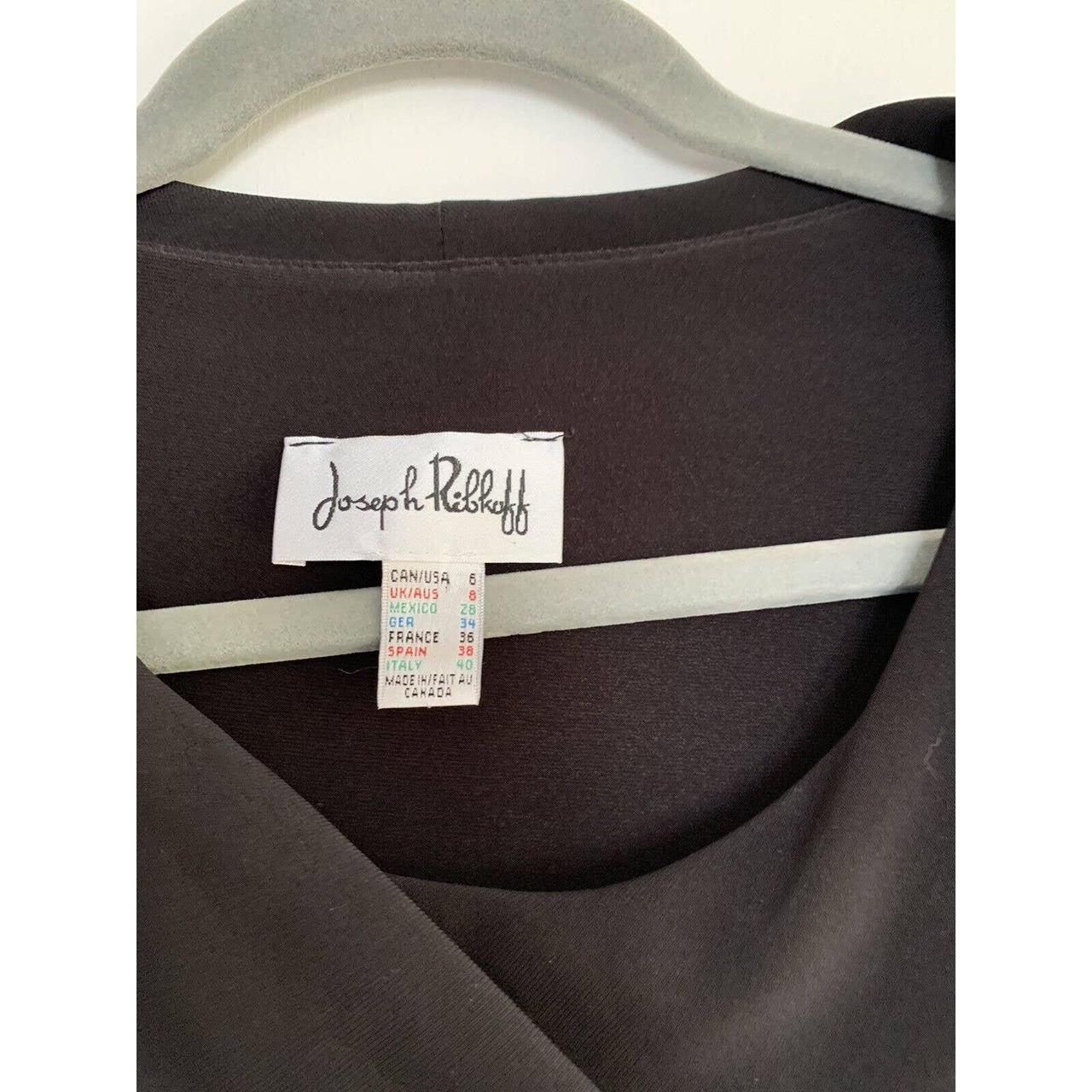 Joseph Women's Black and White Dress | Depop