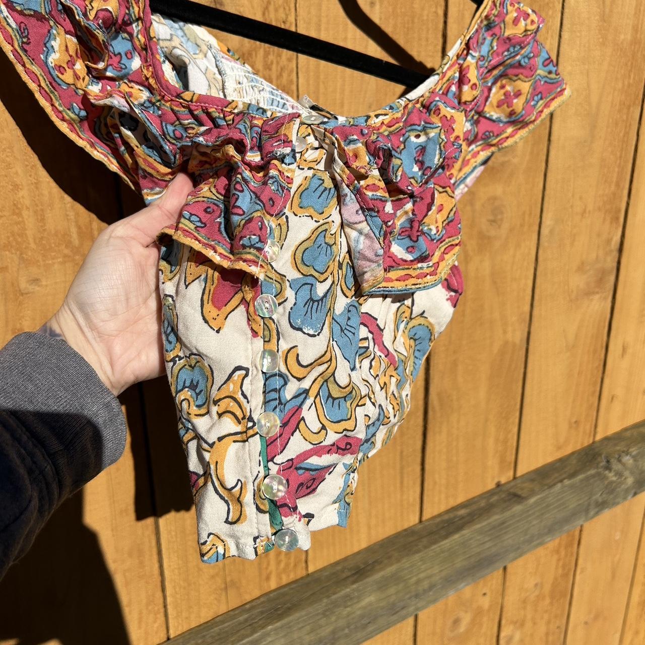 Rachel Zoe whimsy crop top size small. New with... - Depop