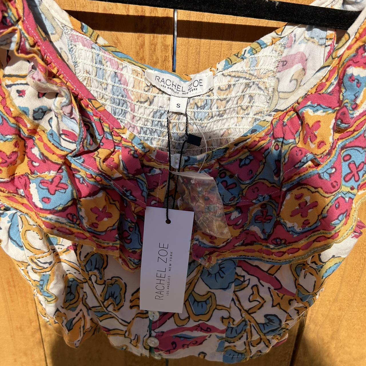 Rachel Zoe whimsy crop top size small. New with... - Depop