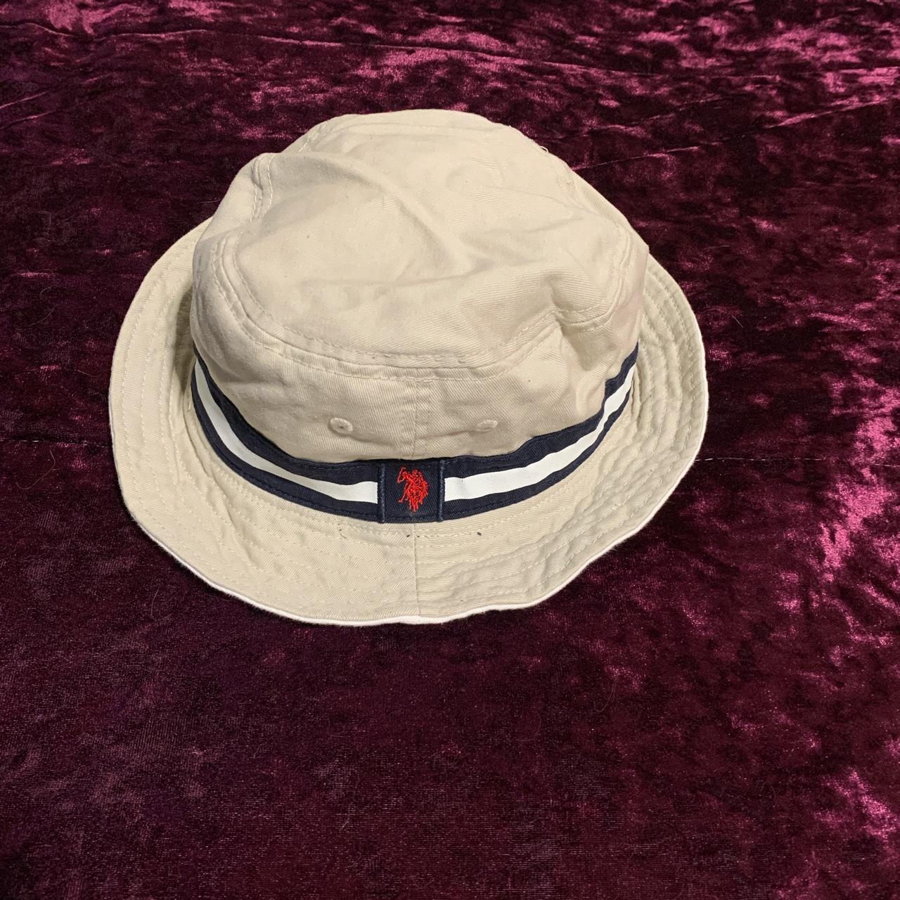 Polo bucket hat. Reversible, can be worn inside out.... - Depop