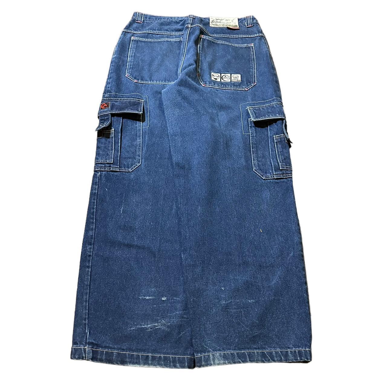 Y2K Alien Workshop Style Jnco style Wide Leg... - Depop