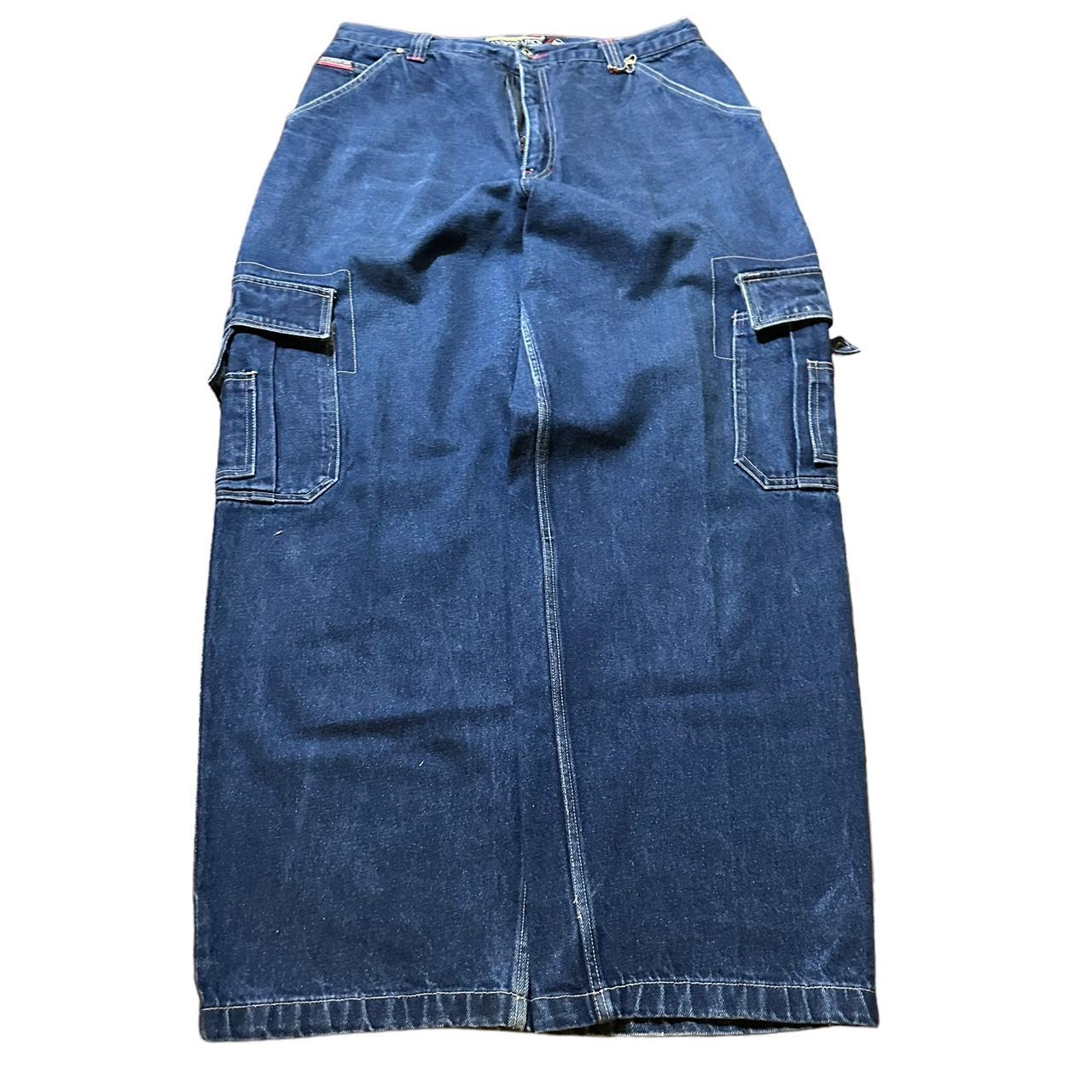 Y2K Alien Workshop Style Jnco style Wide Leg... - Depop