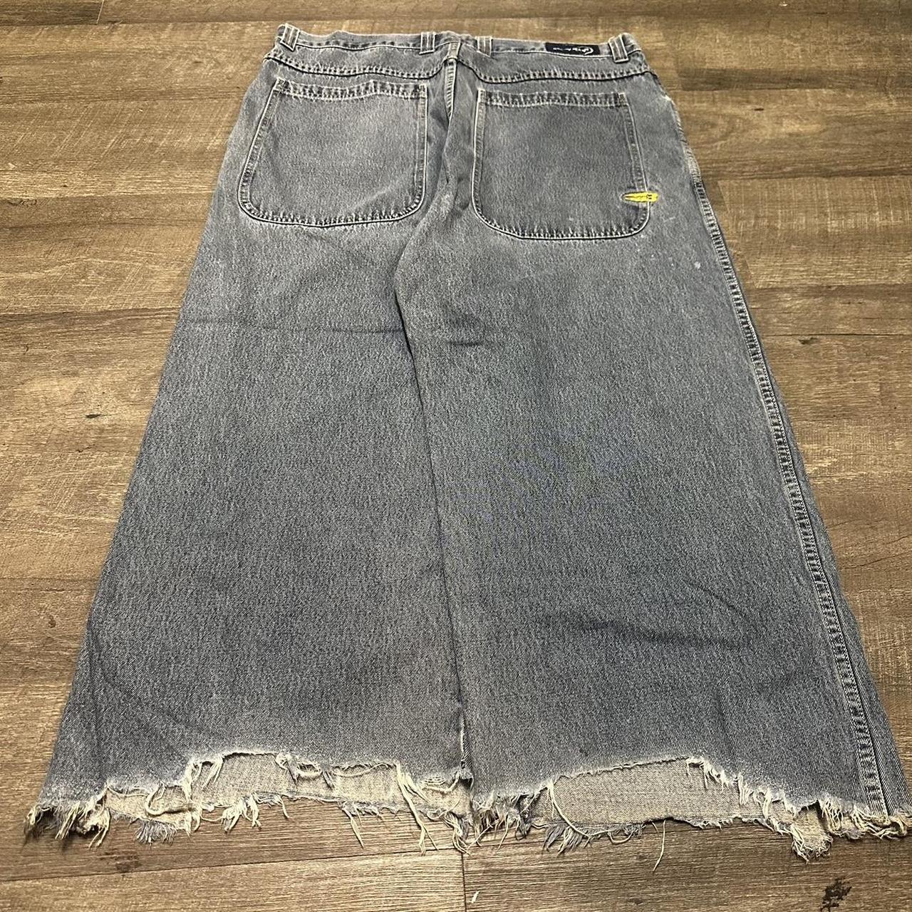 Vintage Jnco Style Wide Leg Big Pocket Jeans Size -... - Depop