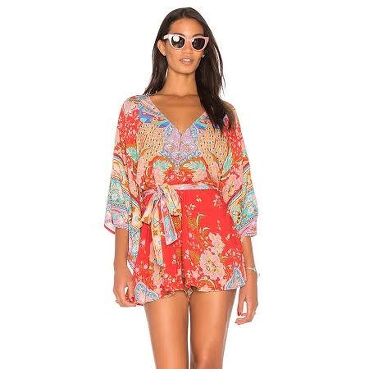 Spell Lotus Ruby Romper Size XS (fits like a... - Depop