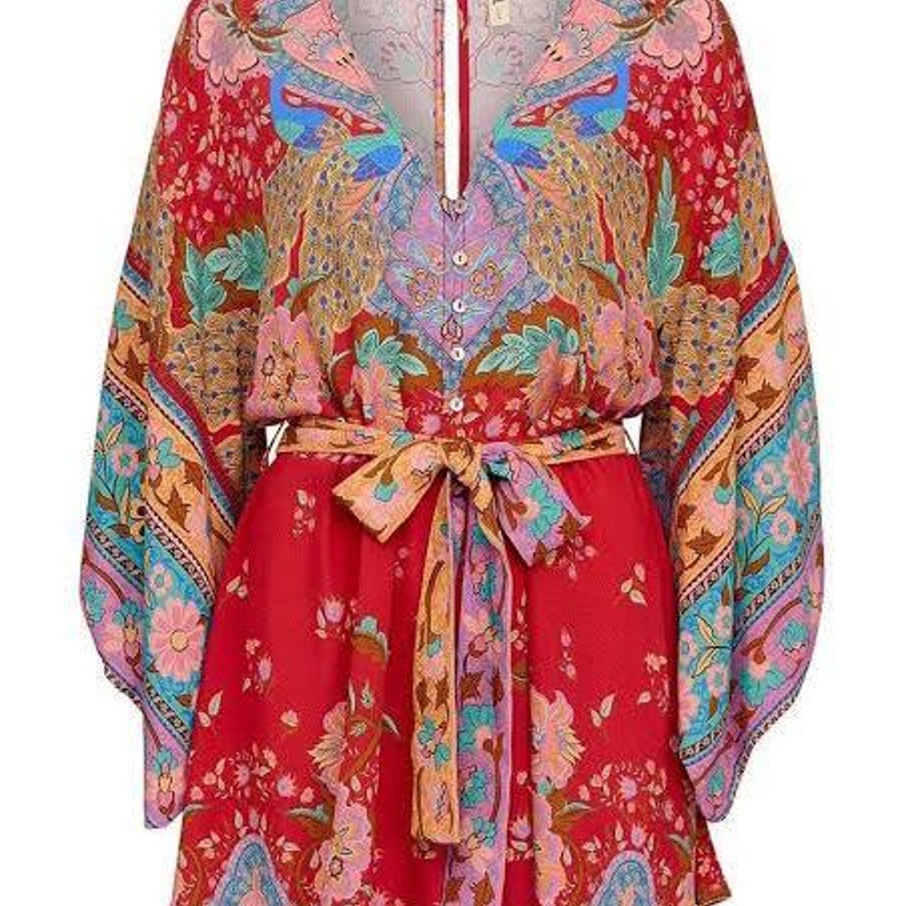 Spell Lotus Ruby Romper Size XS (fits like a... - Depop