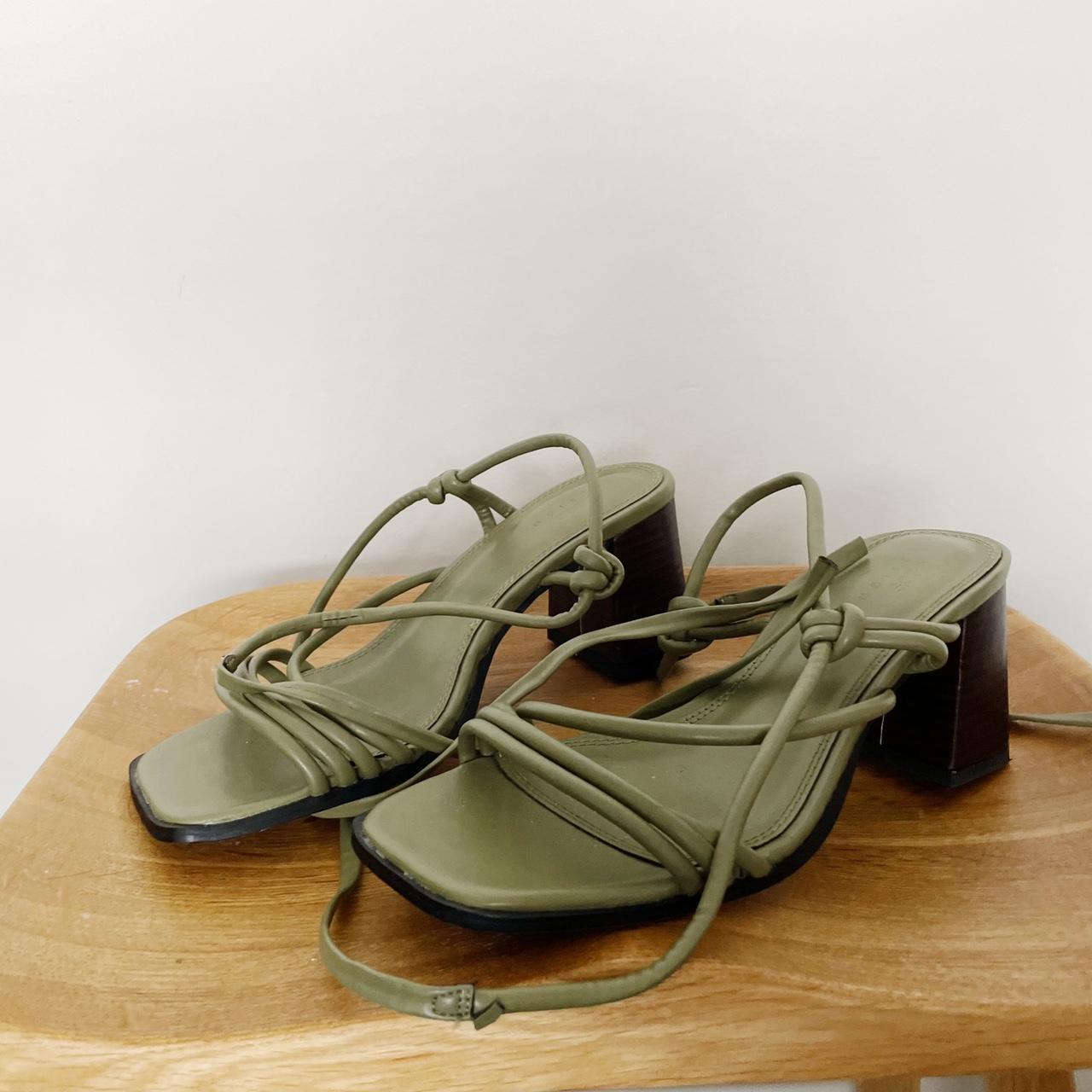 ASOS Women's Green Sandals | Depop