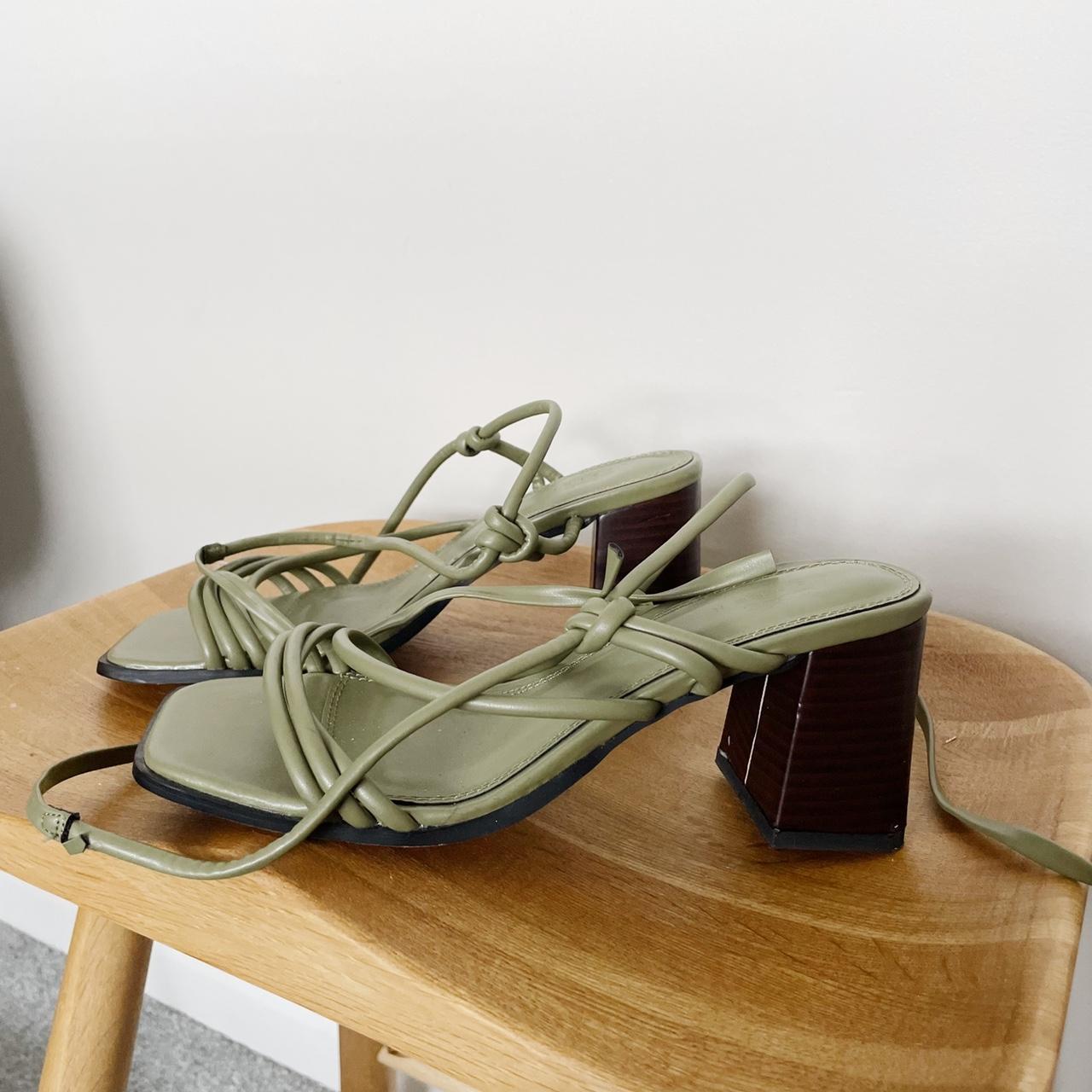 ASOS Women's Green Sandals | Depop