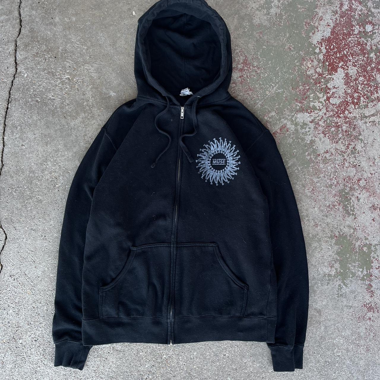Vintage 00’s Muse Band Zip Up Hoodie Size Medium... - Depop