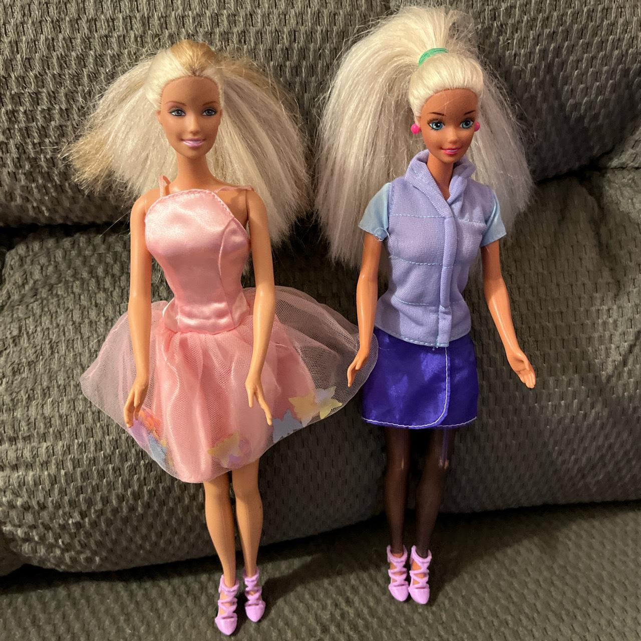 Vintage Mattel Barbies Total of two Both have... - Depop