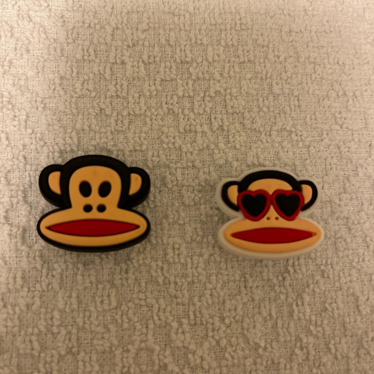 Croc Charms 2 Monkey 1 M&M 3 Bart - Depop