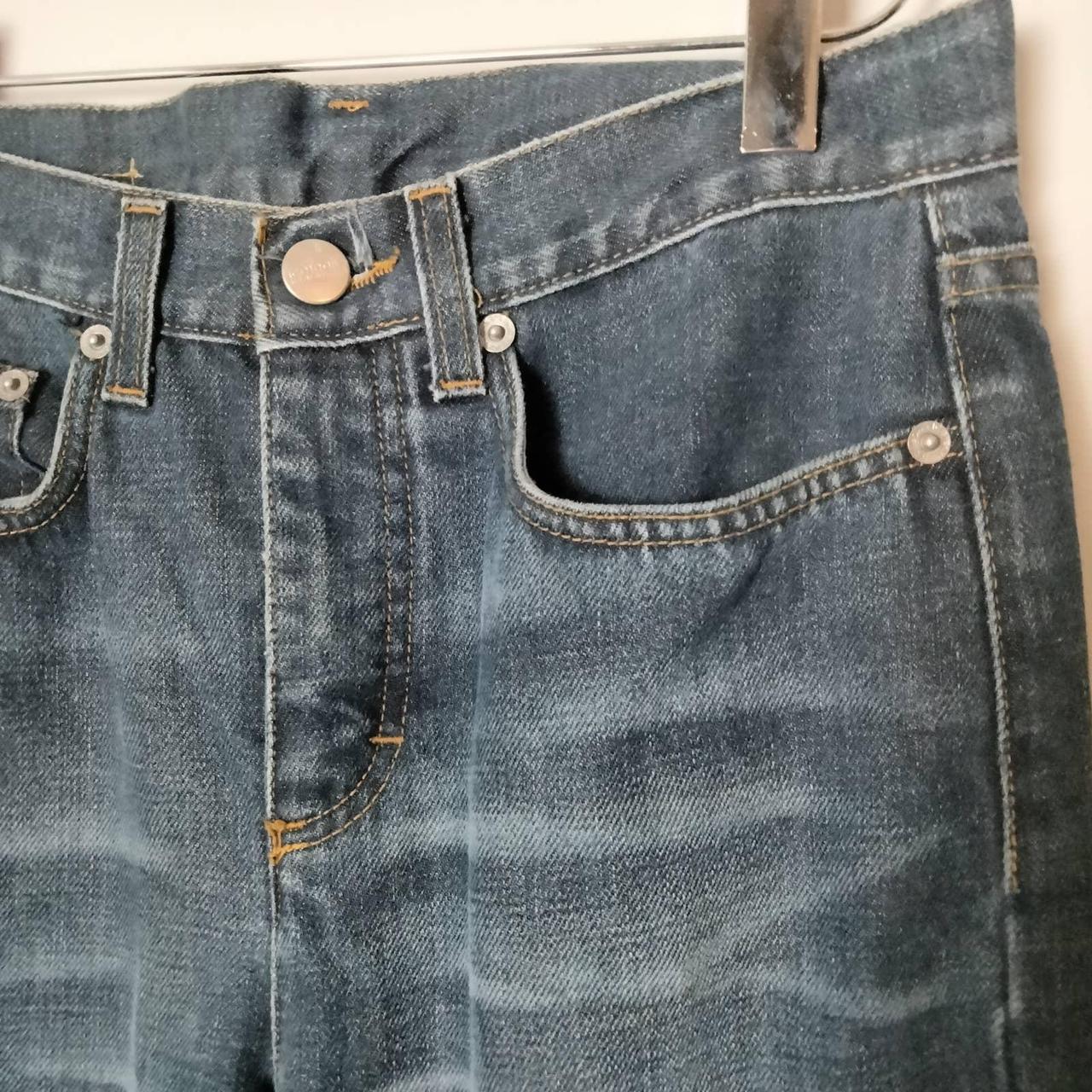 Iceberg Ice Jeans in rigid cotton. Mid rise with... - Depop