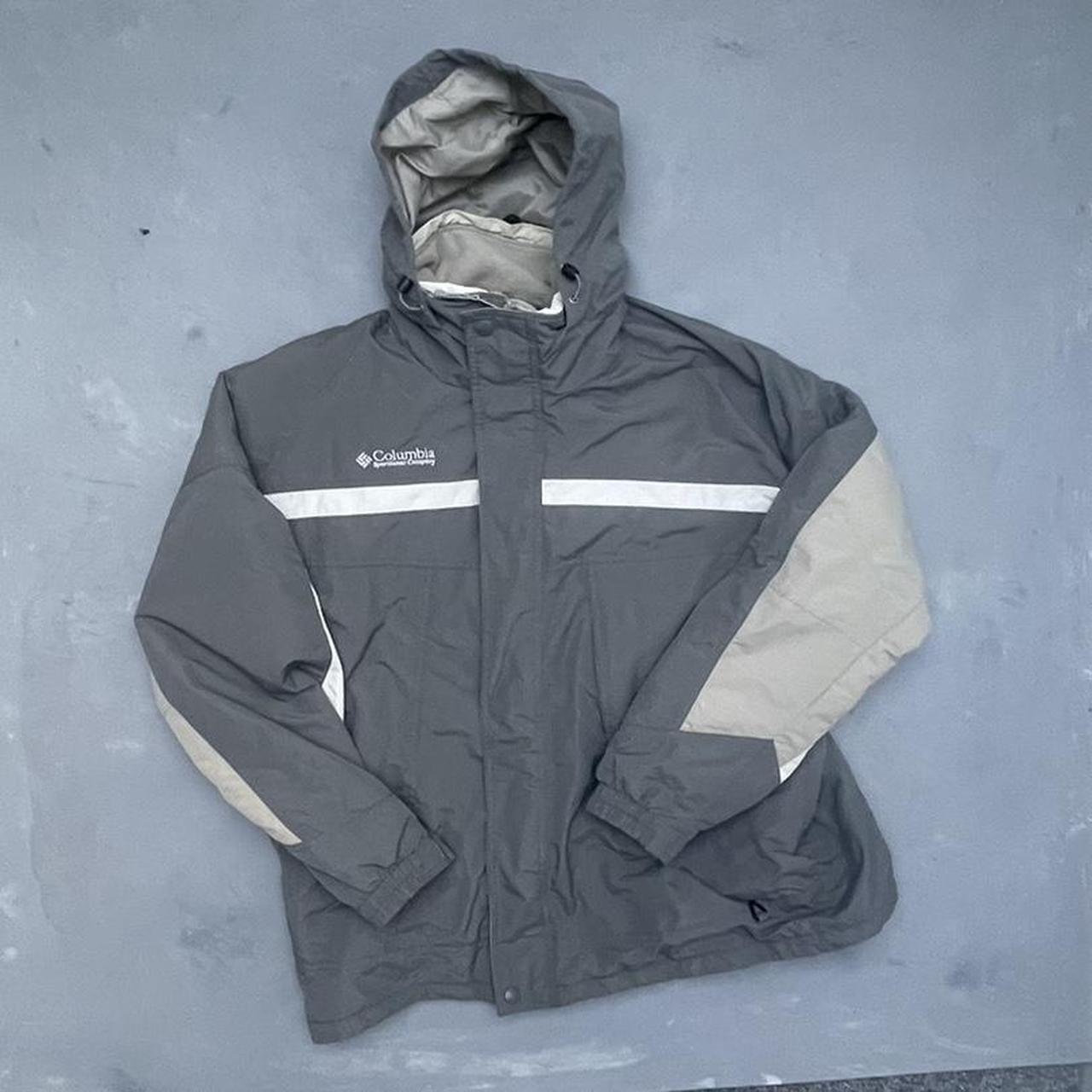 Description- vintage Columbia coat with fleece... - Depop