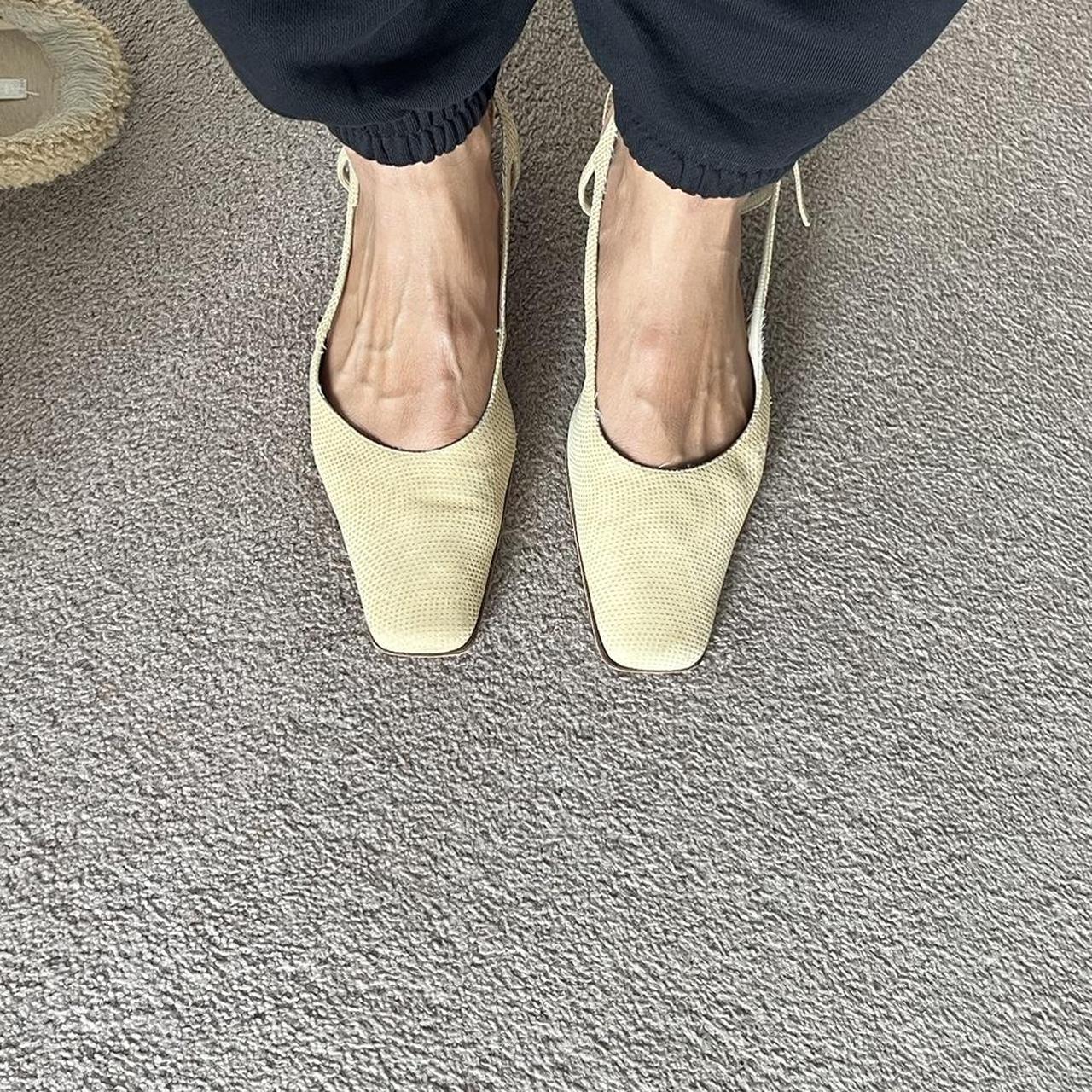 Vintage square toe sandals Size EU 40.5 Don’t fit me... - Depop