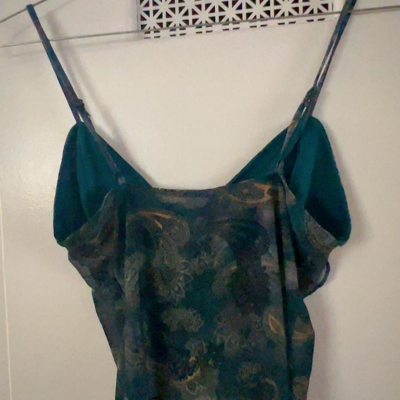 Motel Rocks XS Cojira Mesh Butterfly Top In Tonal... - Depop